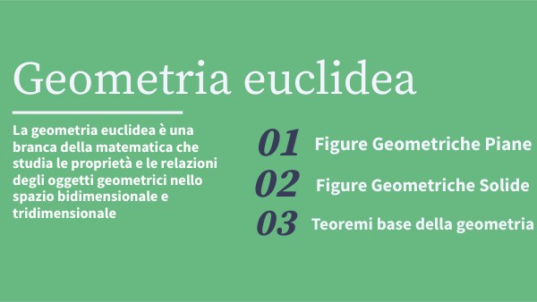 Geometria Euclidea