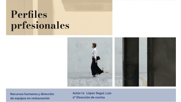 Perfiles profesionales Luis López | Genially