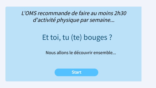 Et toi, tu (te) bouges ? | Genially