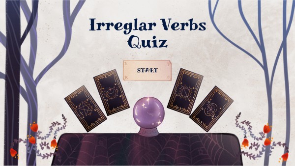 Irregular Verbs Quiz | Genially