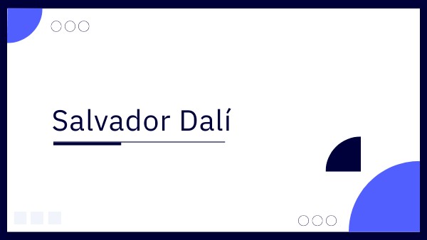 Presentation de salvador dali | Genially