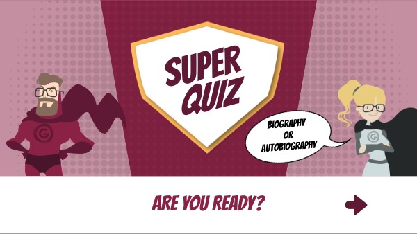 Biography or Autobiography Superhero Quiz