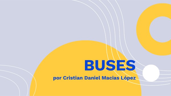 BUSES | Genially