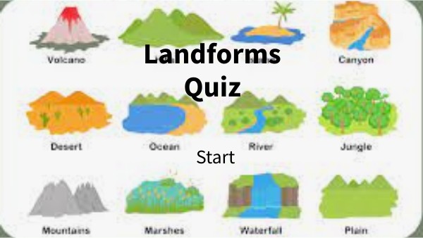 Landform Quiz | Genially
