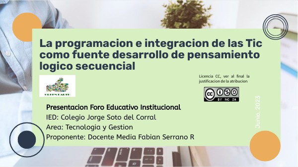 Proyecto la programación e integración de las Tic