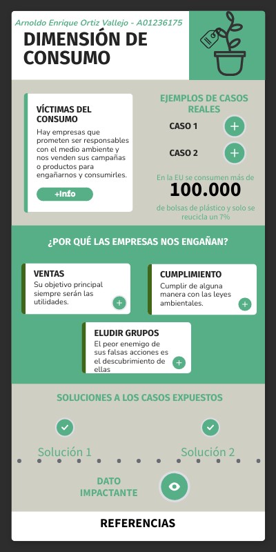 Infografía dimensión de consumo