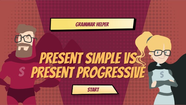 Present Simple vs Present Progressive | Genially