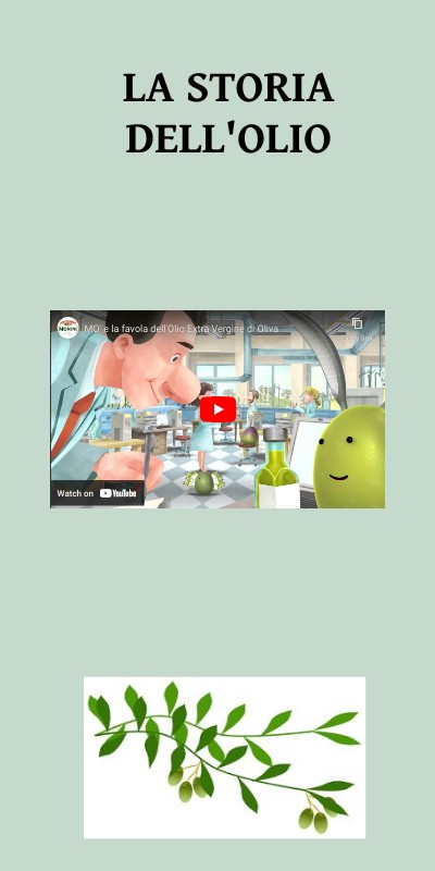 La storia dell'olio