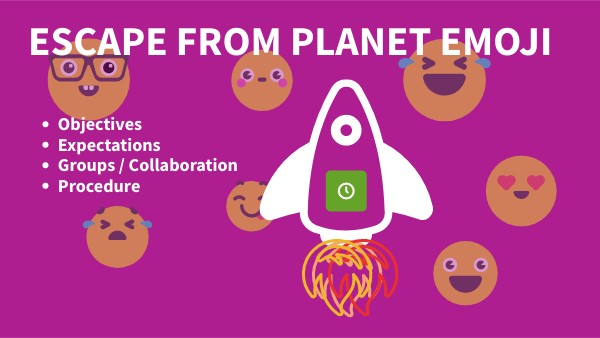 ESCAPE FROM PLANET EMOJI | Genially