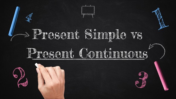 Present simple vs Present continuous | Genially