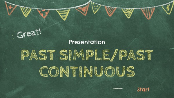PAST SIMPLE/ PAST CONTINUOUS PRESENTATION LESSON 2