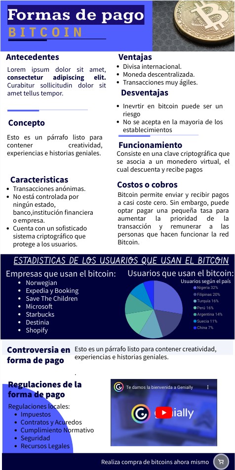 INFO FORMAS DE PAGO | Genially