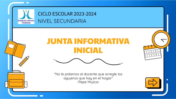 PRESENTACIÓN JUNTA INICIAL | Genially