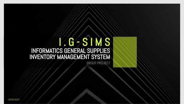 IG-sims PROJECT | Genially