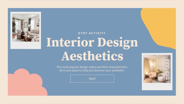 Interior Design Aesthetic | Genially