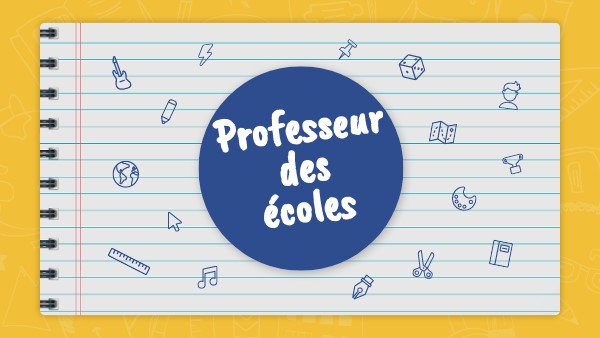 Professeur des écoles | Genially