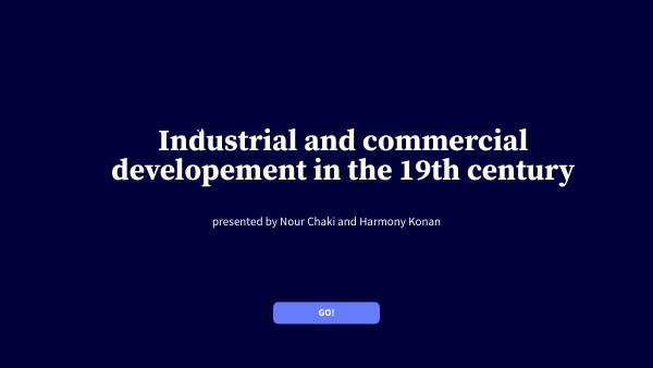 Industrial and commercial development in 19th century