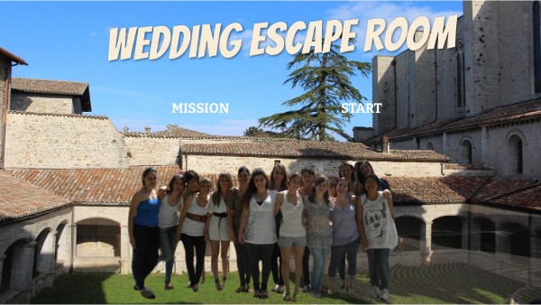 WEDDING ESCAPE ROOM | Genially