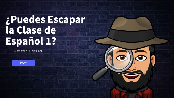 Z. Spanish 1 Escape Recaps | Genially