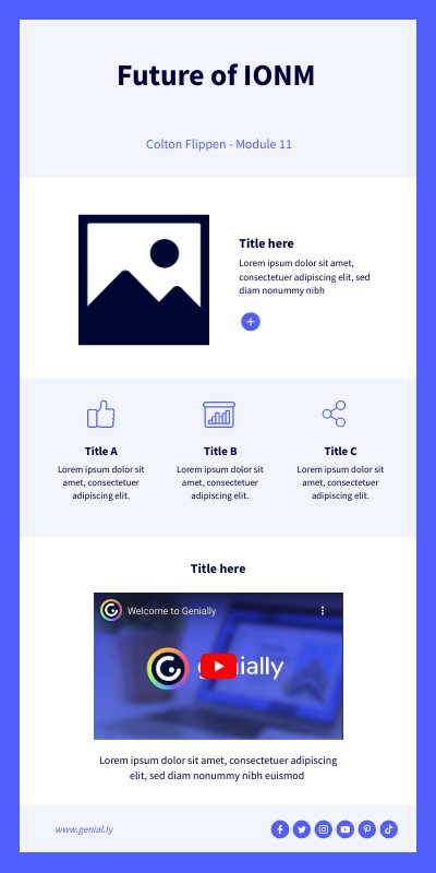 mod11 future of ionm,