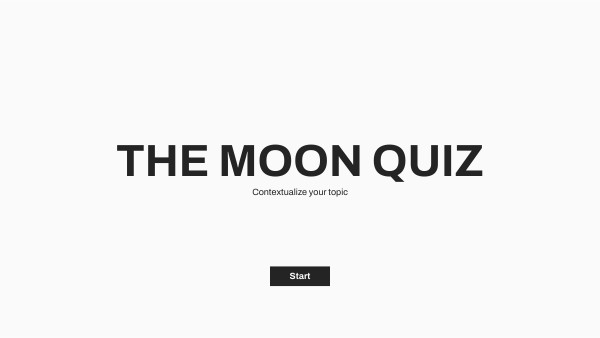 the moon quiz | Genially