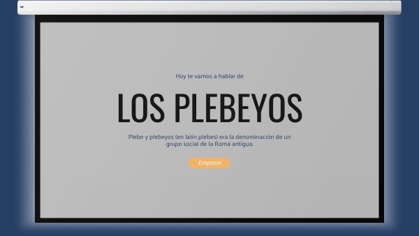 La sociedad: Plebeyos | Genially