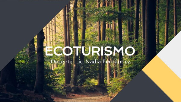 ECOTURISMO | Genially