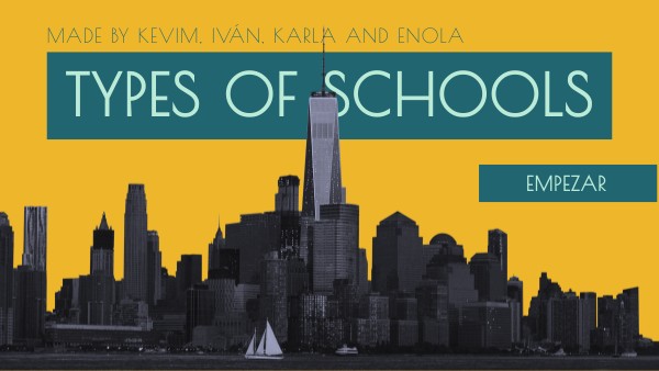 TYPES OF SCHOOLS | Genially