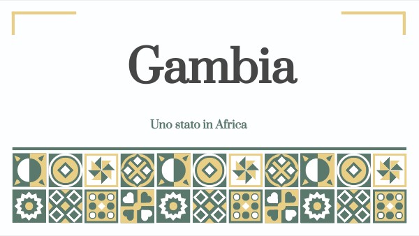 Gambia's Presentation | Genially