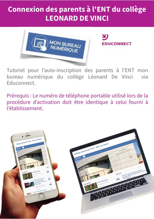 Première connexion et création du compte parent pour l'ENT | Genially