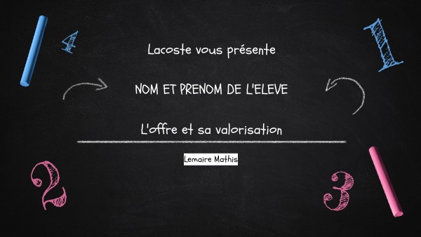 présentation Lacoste | Genially