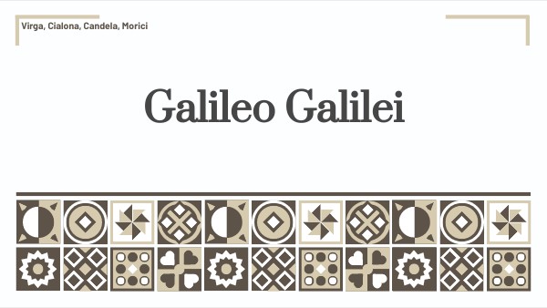 Galileo Galilei | Genially