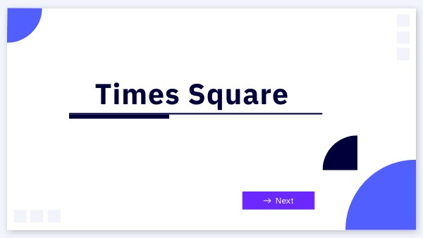 Times Square | Genially