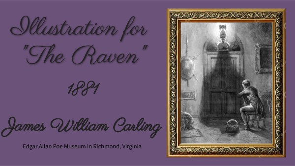 illustration dor "the raven" James William Carling | Genially
