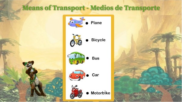 3ro - 2do M Unidad 2: Means of Transport - Medios de Transporte