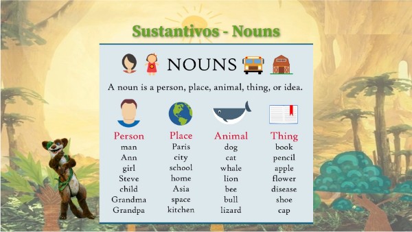 5to - 2do M Unidad 3: Sustantivos - Nouns