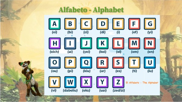 1ro 2do M Unidad 5: Alfabeto - Alphabet | Genially