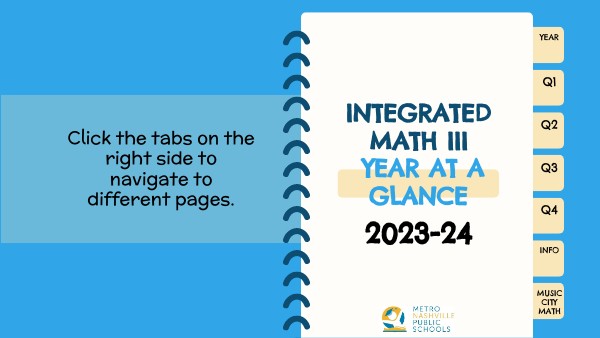 MNPS Integrated Math III YAG 2023-24 | Genially