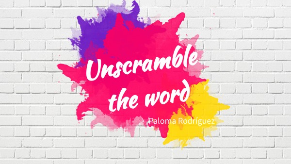 Unscramble 3