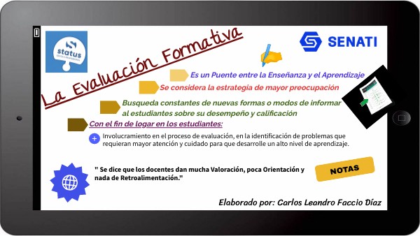EVALUACIÓN FORMATIVA | Genially