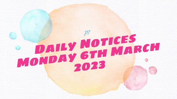 Daily Notices | Genially