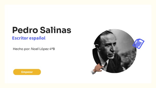 Pedro Salinas | Genially