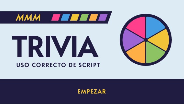 USO CORRECTO DE SCRIPT | Genially