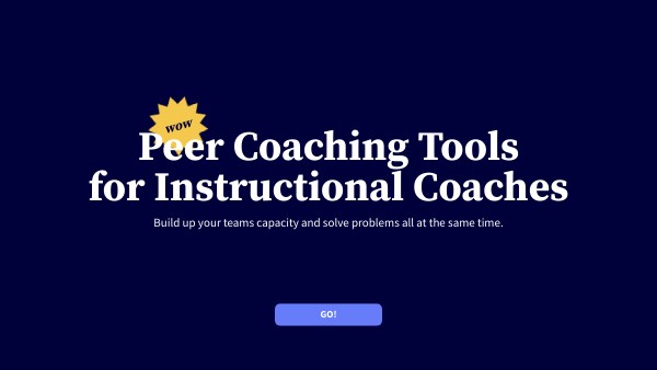 Peer Coaching Essential Tools