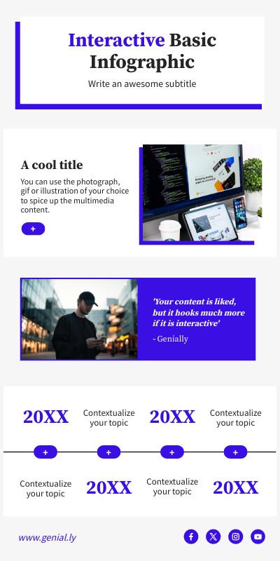 Basic Interactive Infographic