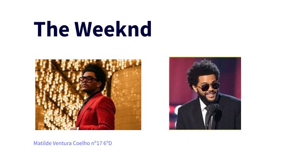 The Weeknd | Genially