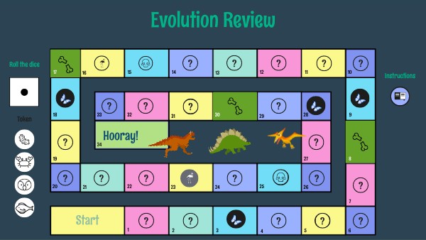 Evolution Review GAME | Genially