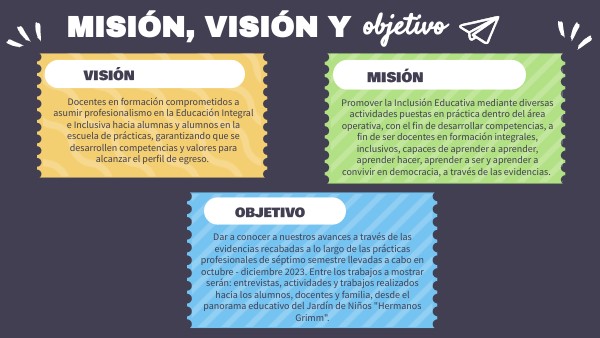 misión, visión y objetivo | Genially