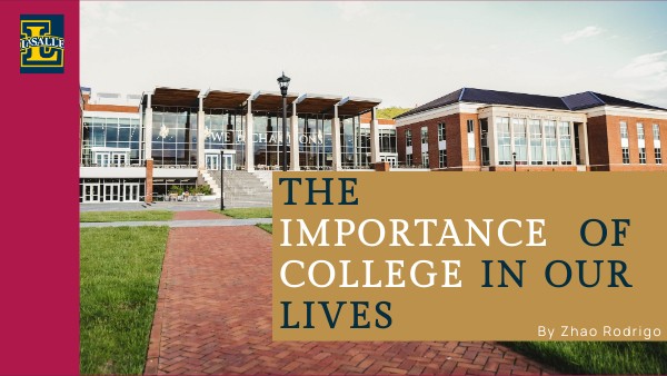 COLLEGE IS THAT IMPORTANT