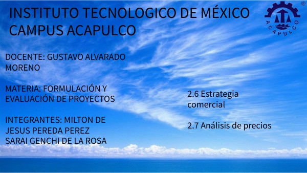 Estrategia comercial y Análisis de precios | Genially